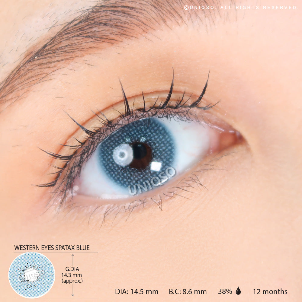 Western Eye Spatax Blue Colored Contacts – UNIQSO