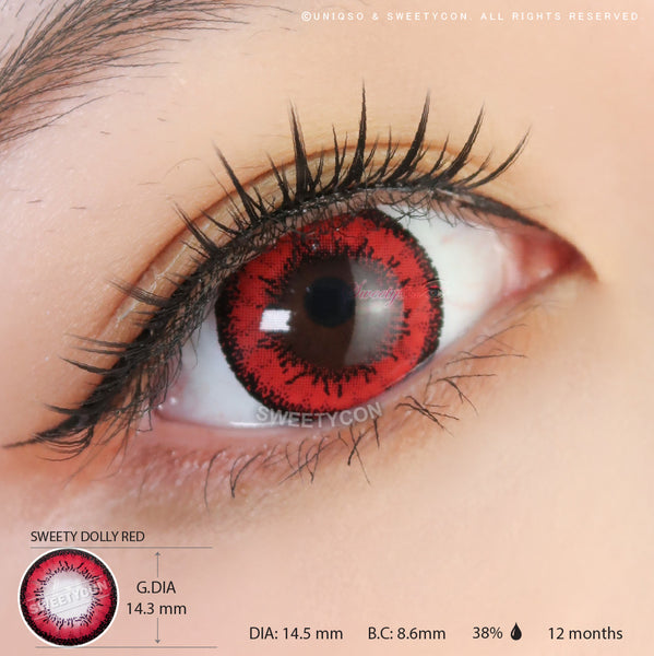 Shop Red Contacts: Perfect Addition for Cosplay & Halloween – UNIQSO