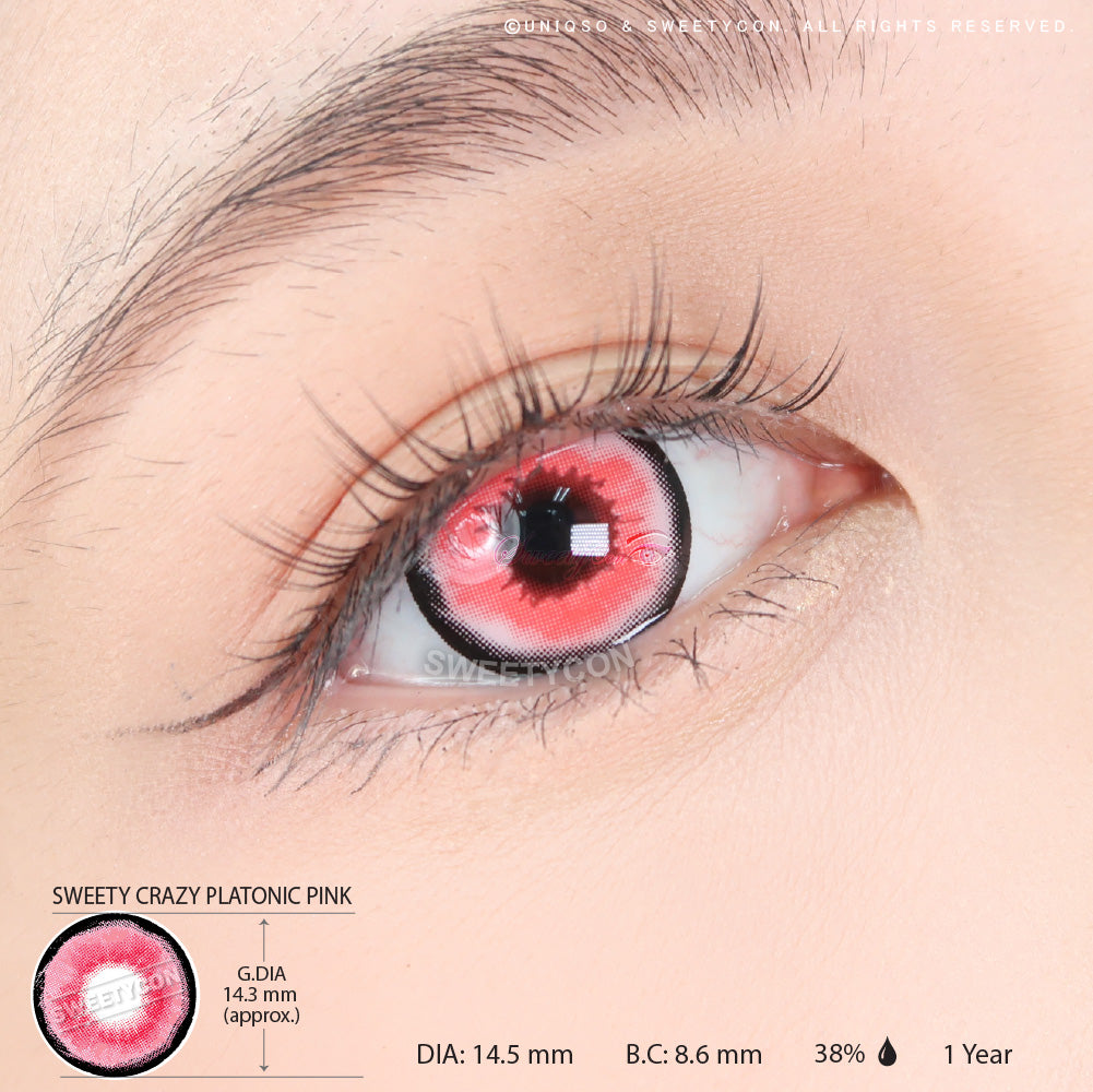 Best Light Pink Coloured Contacts | Platonic Pink Halloween Contacts ...