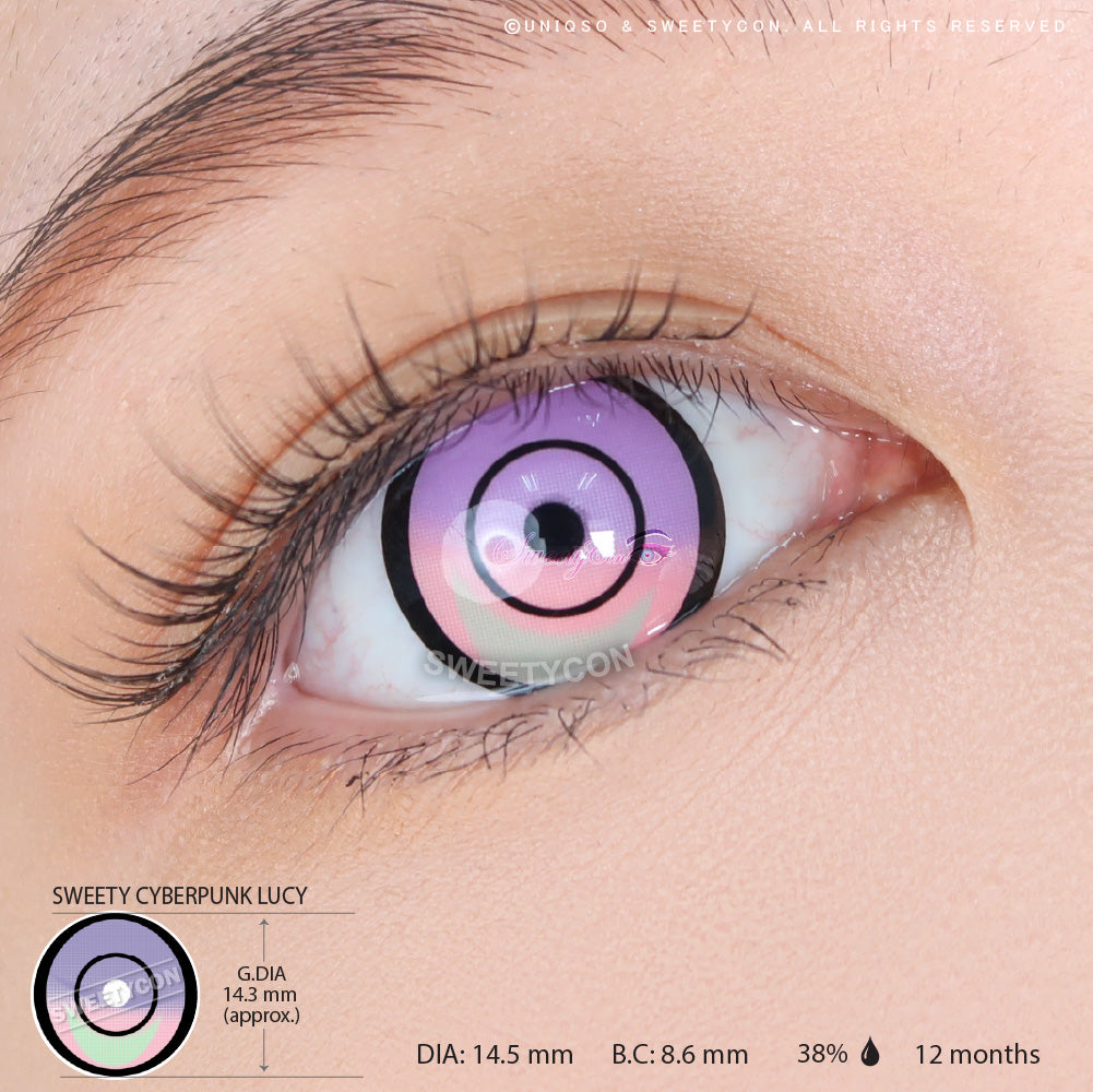 Cyberpunk Lucy Colored Contacts: Unleash Your Inner Cyberhero – UNIQSO