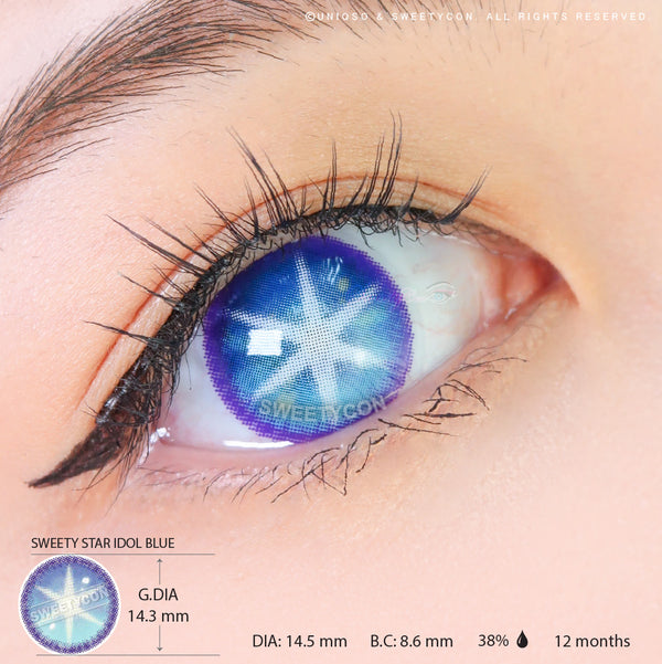 Sweety Star Idol Blue | Star Eyes Colored Contacts | Oshi no Ko ...