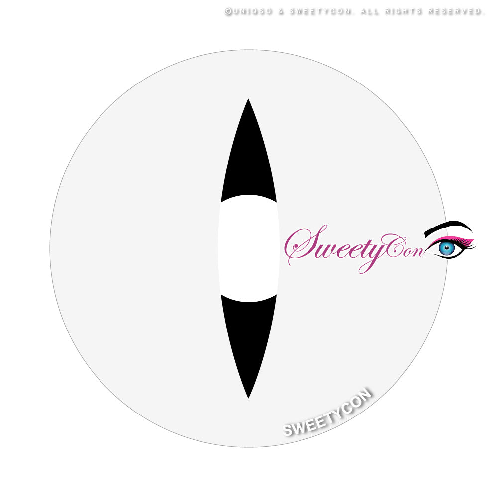Realistic White Snake Eye | Cosplay Contacts | Cat Eyes Contacts – UNIQSO