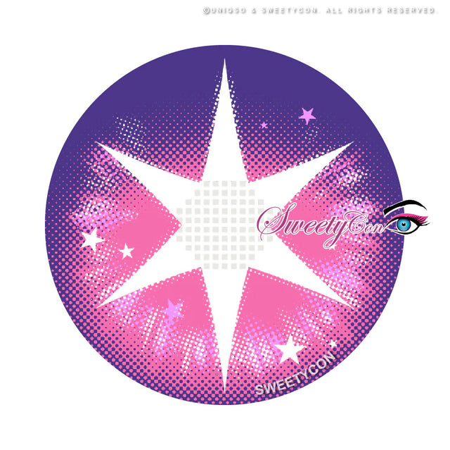Sweety Pop Star Violet | Purple Star Colored Contacts | Oshi no Ko Ai ...
