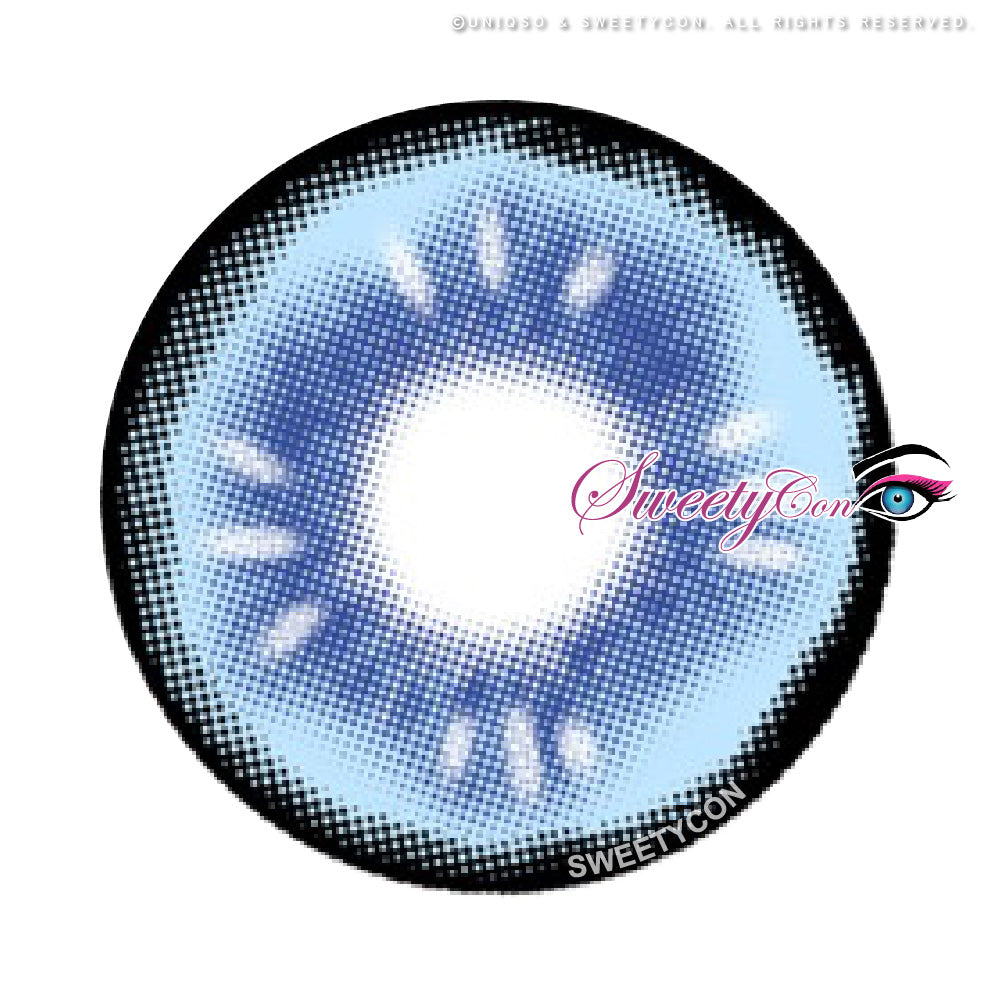 Sweety Hydro Arctic | Blue Gradient Cosplay Colored Contacts – UNIQSO