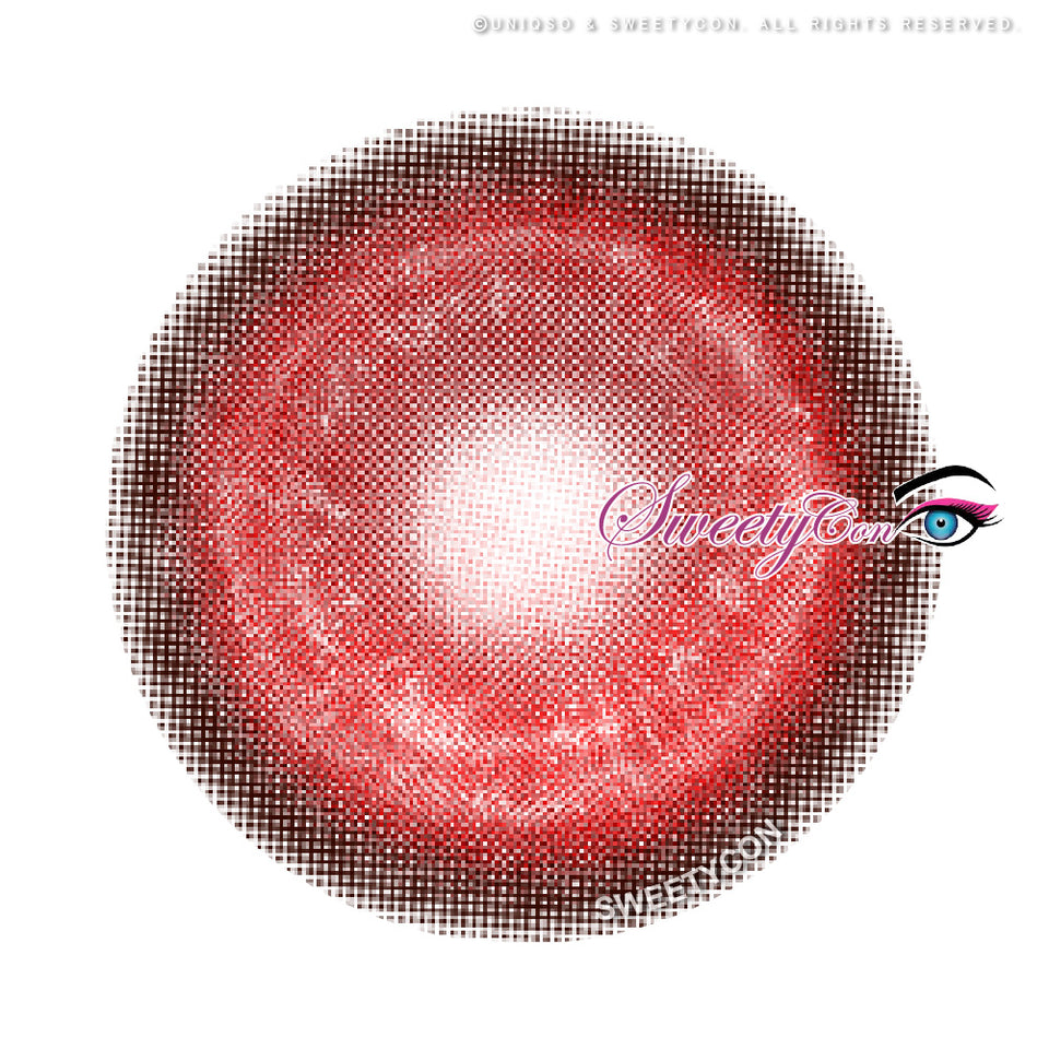 Sweety Koi Red Cosplay Colored Contacts For Anime Eye – UNIQSO