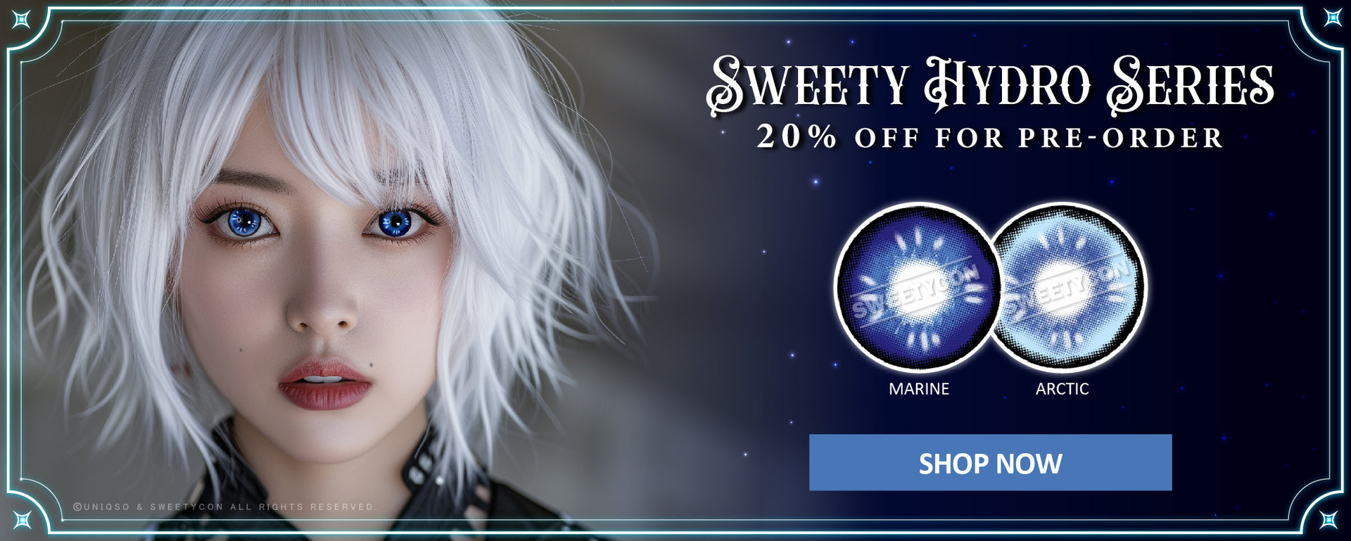 UNIQSO-Colored Contacts, Wigs, Fake Eyelash For Cosplay & Daily Makeup