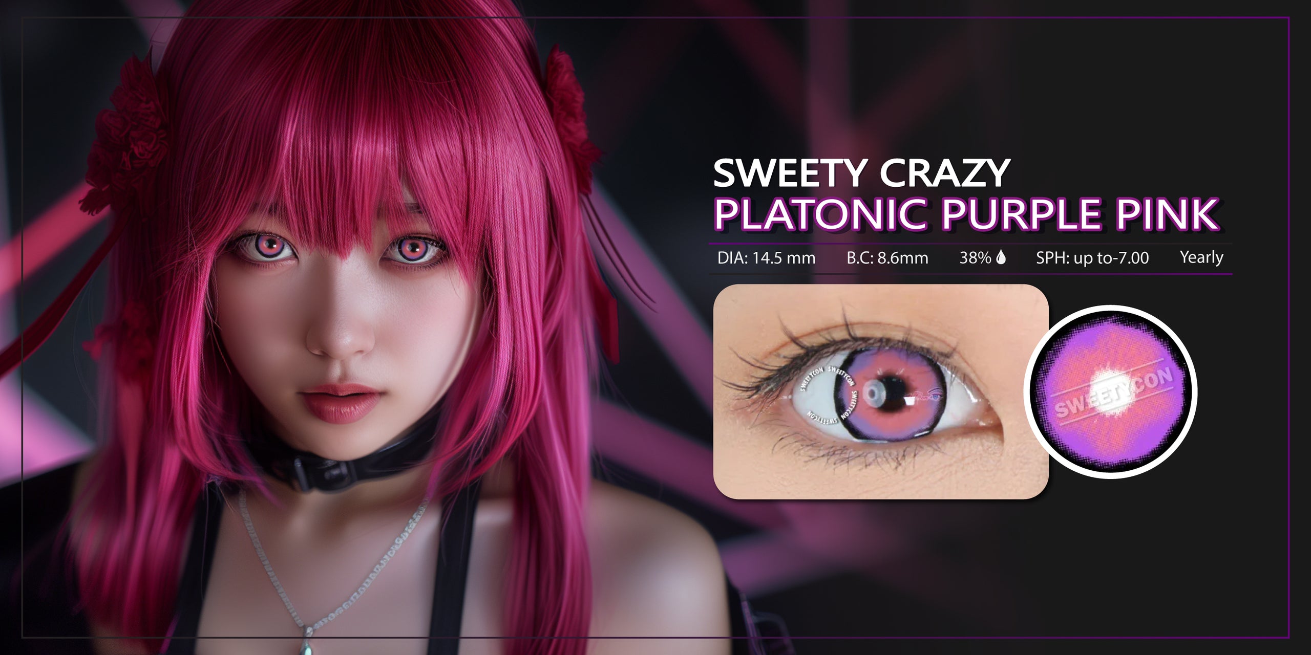 UNIQSO-Colored Contacts, Wigs, Fake Eyelash For Cosplay & Daily Makeup