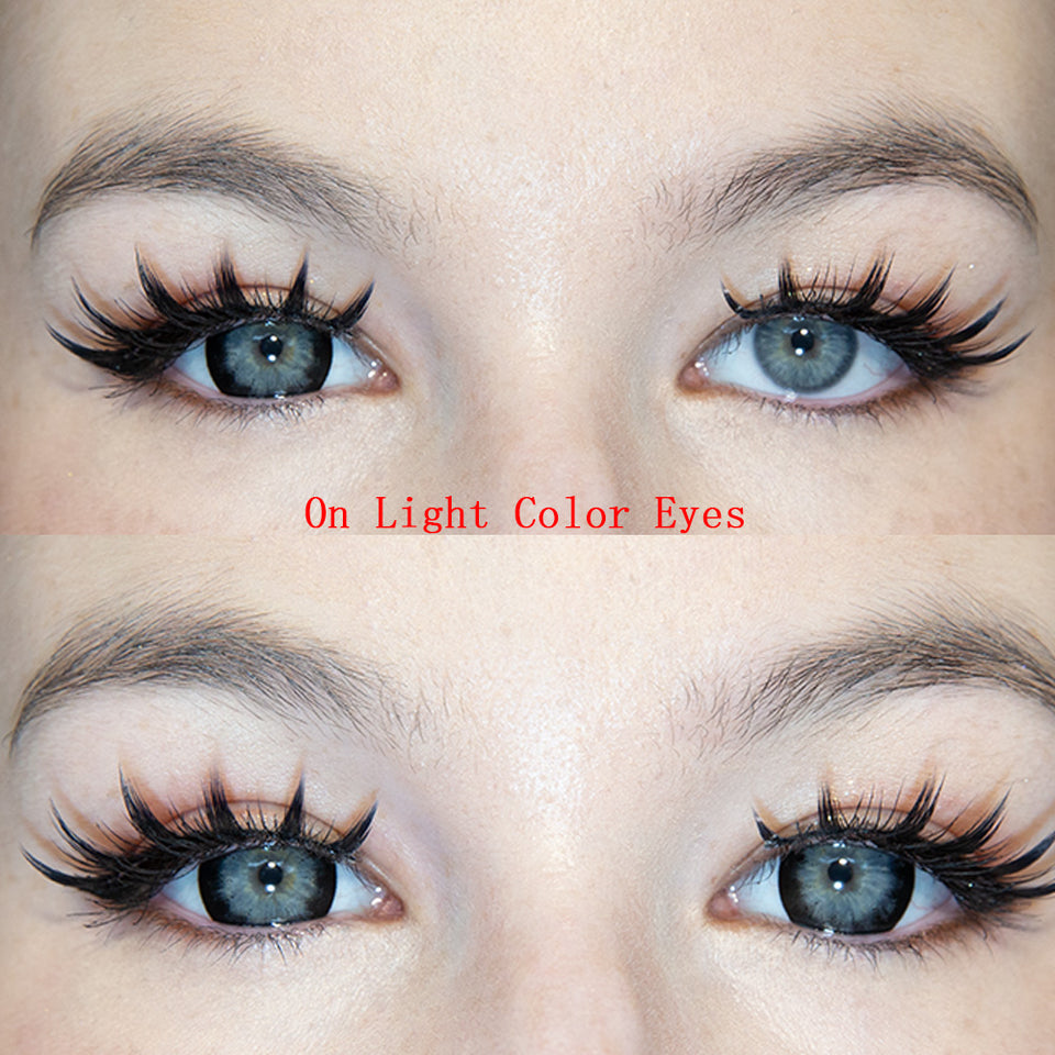 Huge Black Dolly Contacts - For Cosplay and Daily Wear – UNIQSO