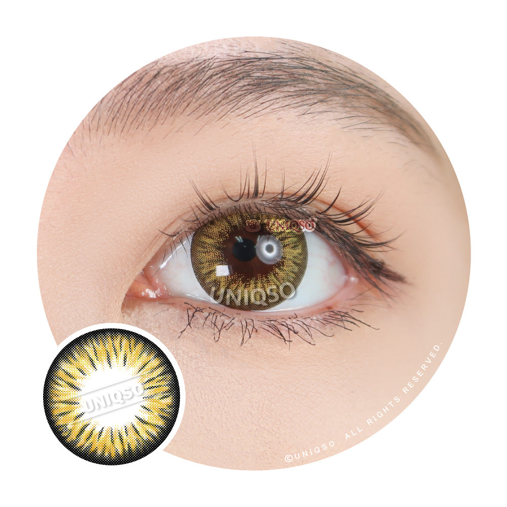 Kazzue Premier Yellow Colored Contacts – UNIQSO