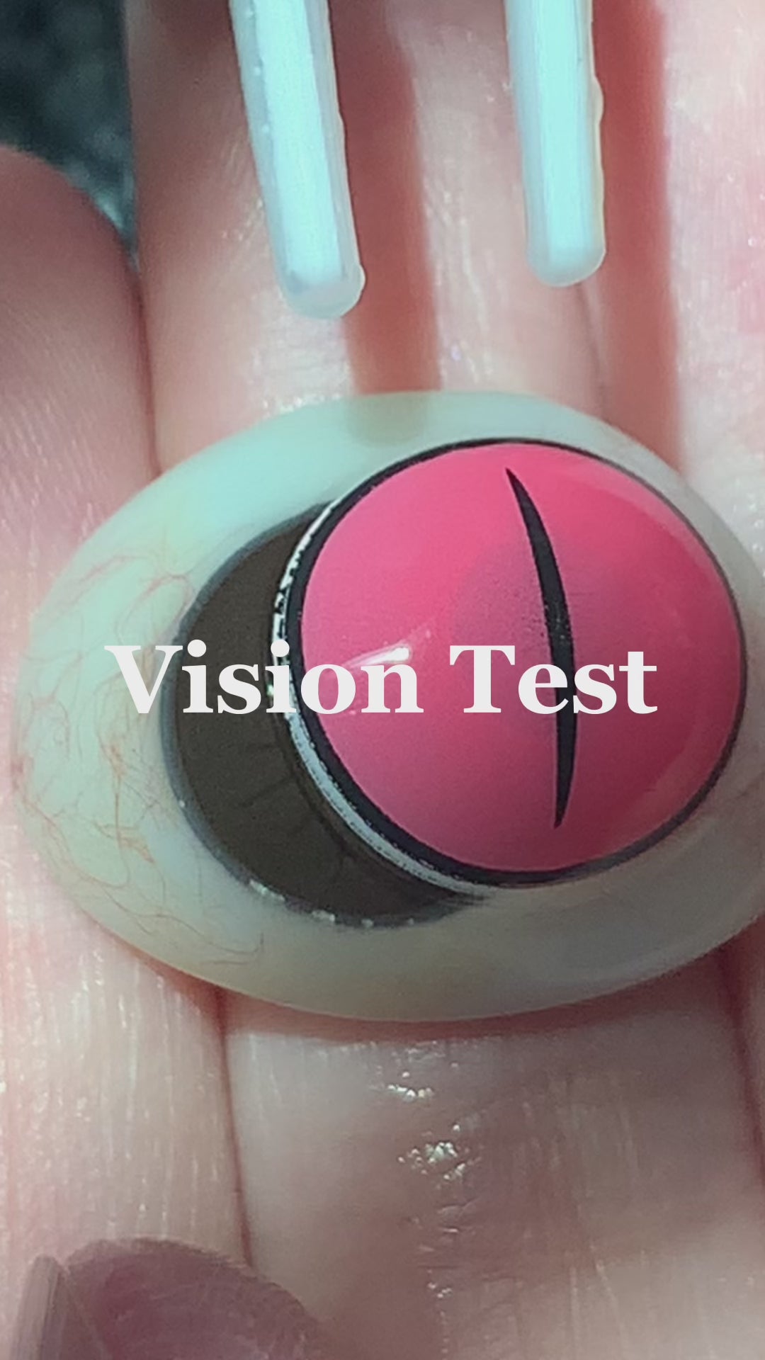 Demon Slayer Nezuko Kamado Eye Colored Contacts (Demon Form) – UNIQSO