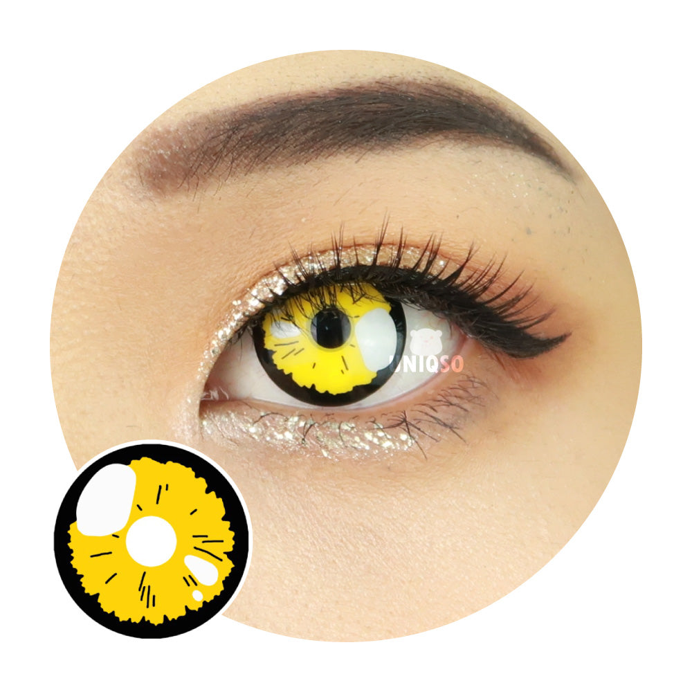 Real Anime Yellow Cosplay Colored Contacts | Perfect Your Anime Cosplay ...