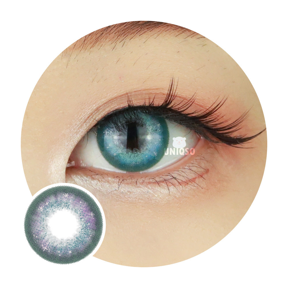 Twinkle Eye Blue Contacts Colored Contacts – UNIQSO