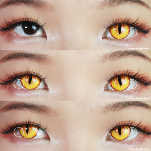 Orange Circle Lenses I Orange Colored Contacts – UNIQSO