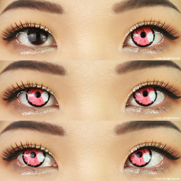 Real Anime Pink Cosplay Colored Contacts | Perfect Your Anime Cosplay ...