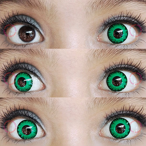 Vampire Crazy Green Cosplay Contacts | Halloween Contacts – UNIQSO