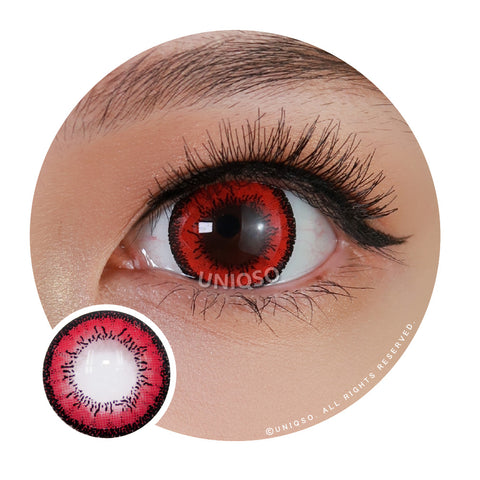 Red Contacts I Red Colored Contacts | Red Contact Lenses – UNIQSO