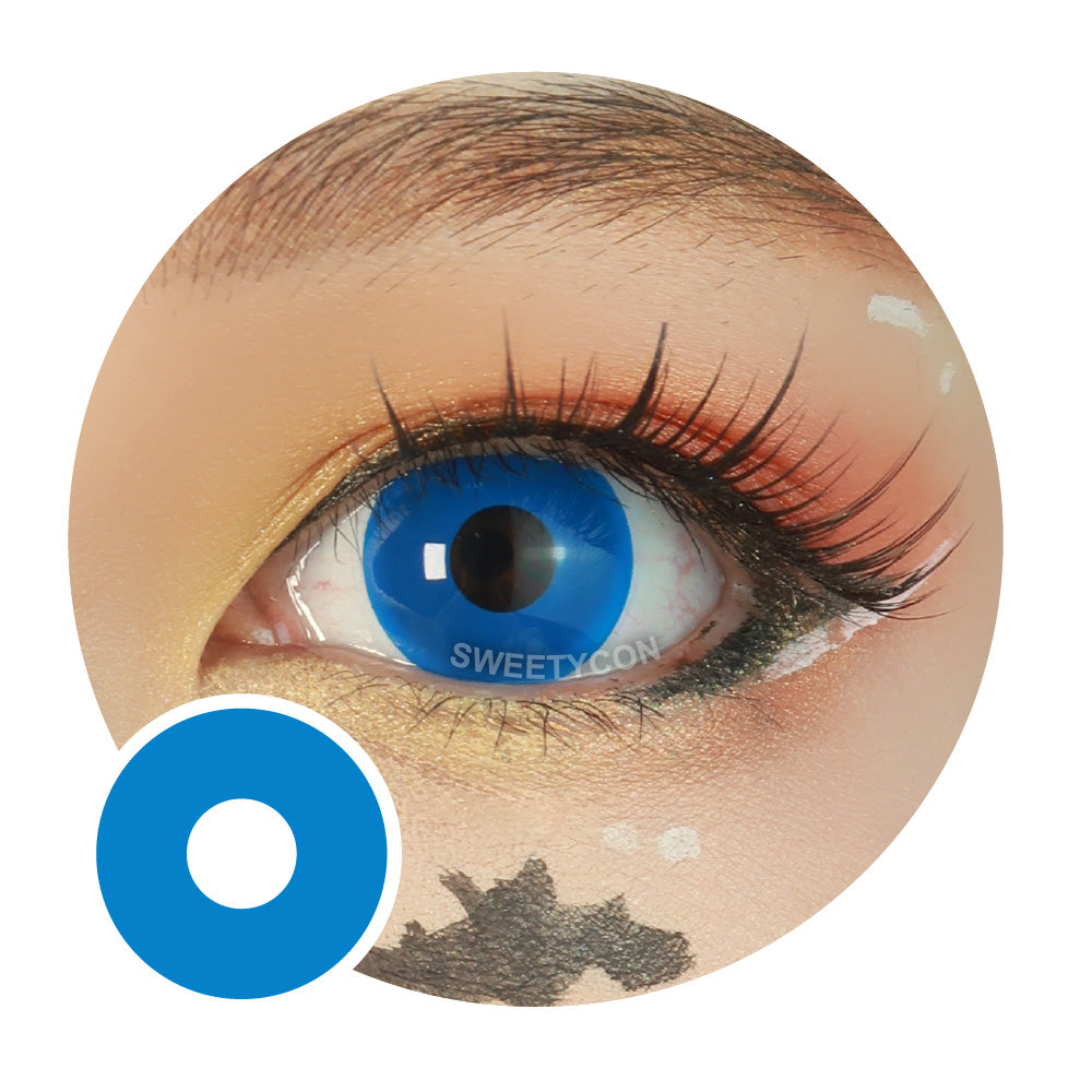 Sweety Crazy UV Glow Blue | Colored Contacts – UNIQSO