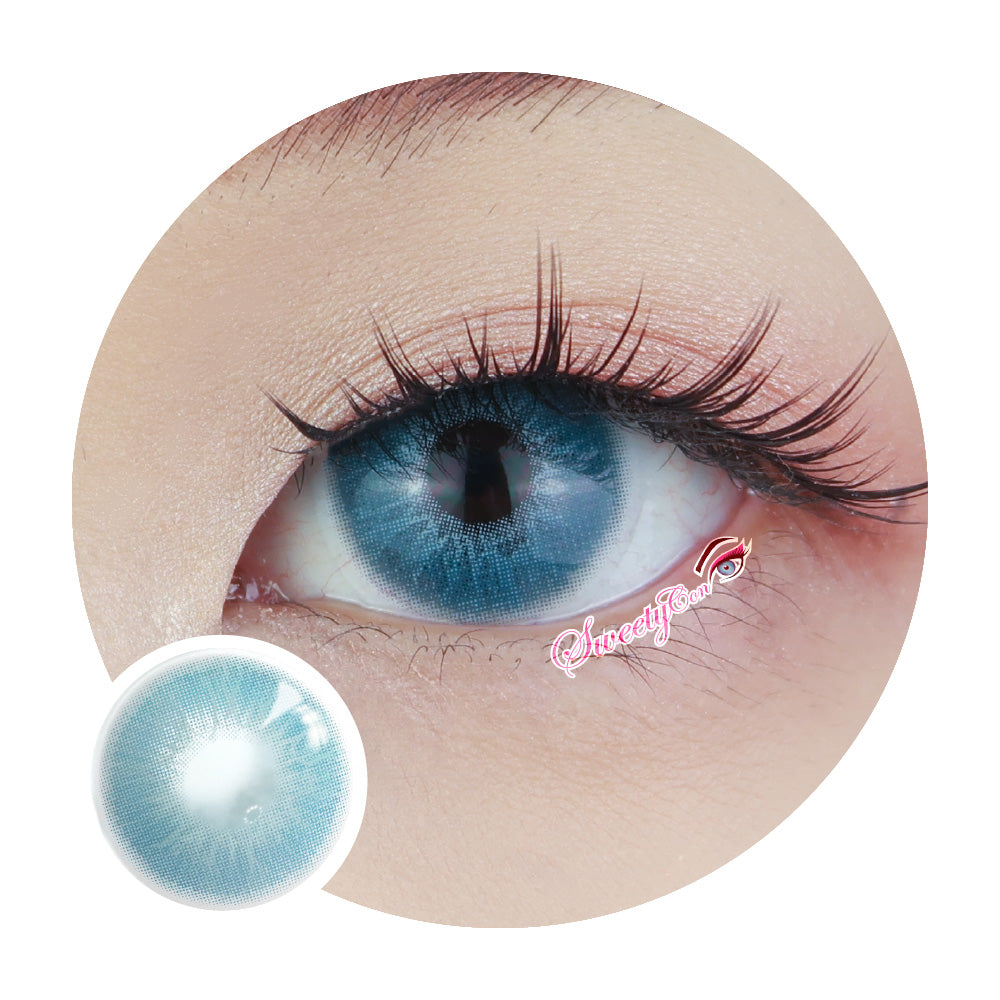 Colored Contacts: Enhance Your Look with Natural Blue Color Contact ...