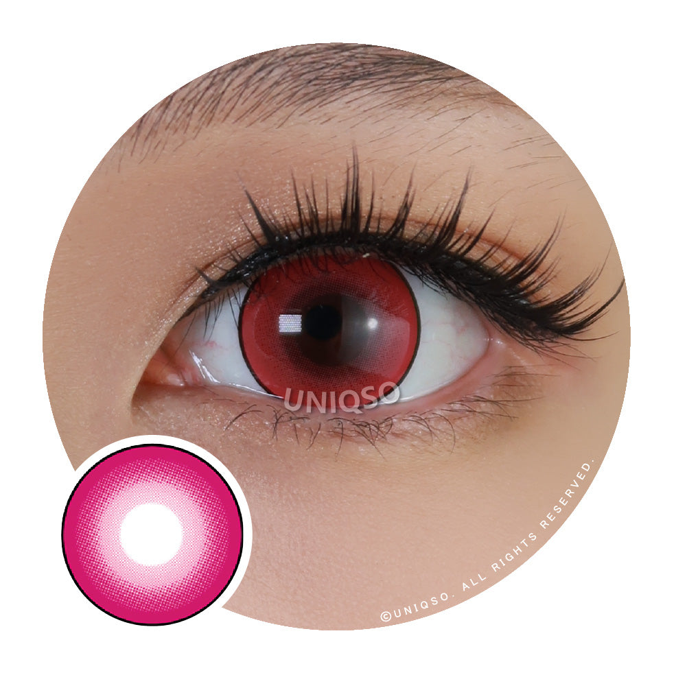 Kazzue Intense Pop Rose Colored Contacts – UNIQSO