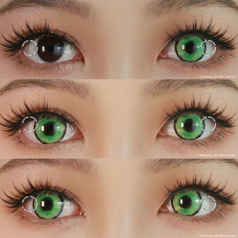 Green Eye Contact Lenses: Stunning Cosmetic & Cosplay Transformations ...