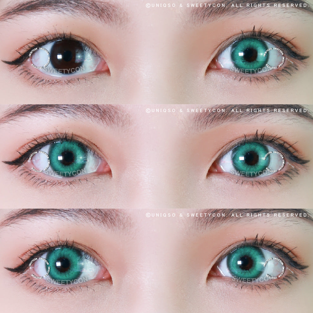Sweety Milkshake Green Colored Contacts – UNIQSO