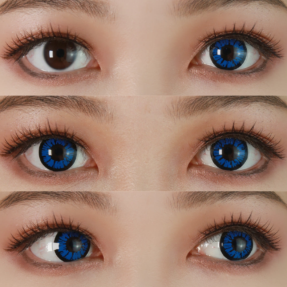 Sweety Crazy BT Blue Colored Contacts – UNIQSO