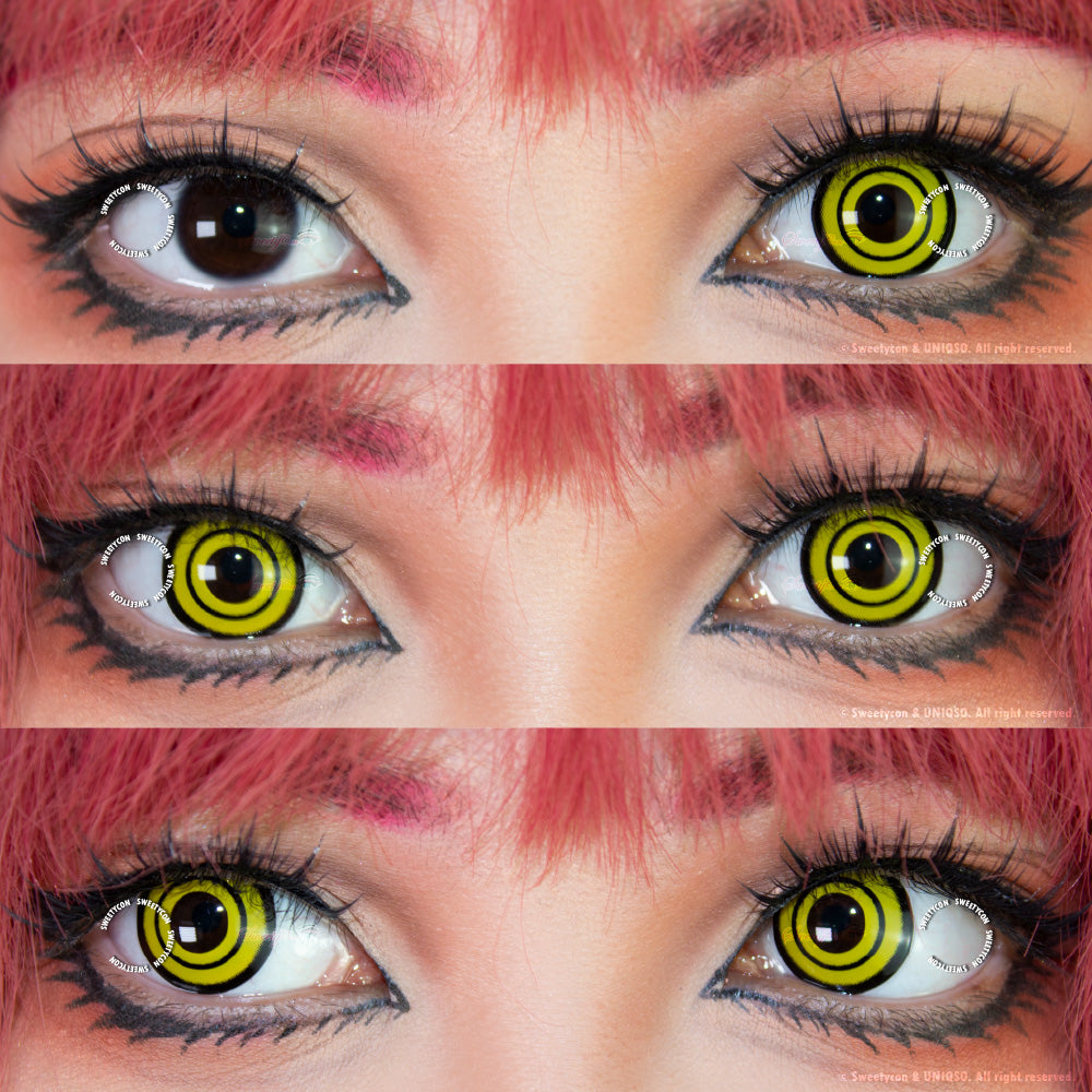 Sweety Crazy Yellow Rings (Makima Chainsaw Man) V3 | Cosplay Contacts ...