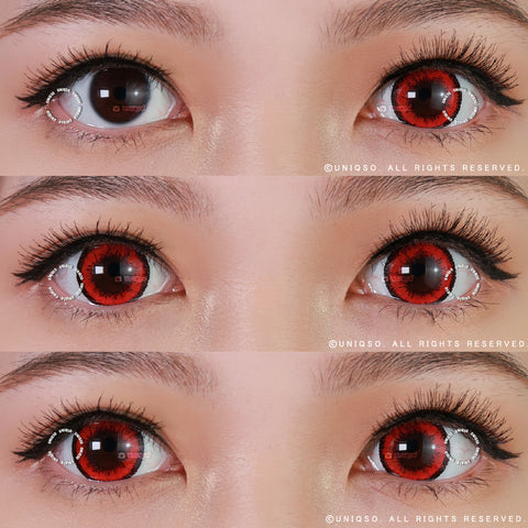 Red Contacts I Red Colored Contacts | Red Contact Lenses – UNIQSO