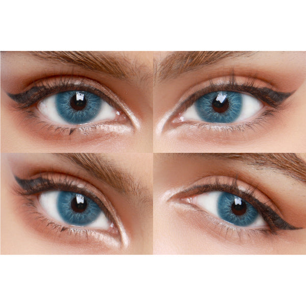 Colored Contacts: Enhance Your Look with Natural Blue Color Contact ...
