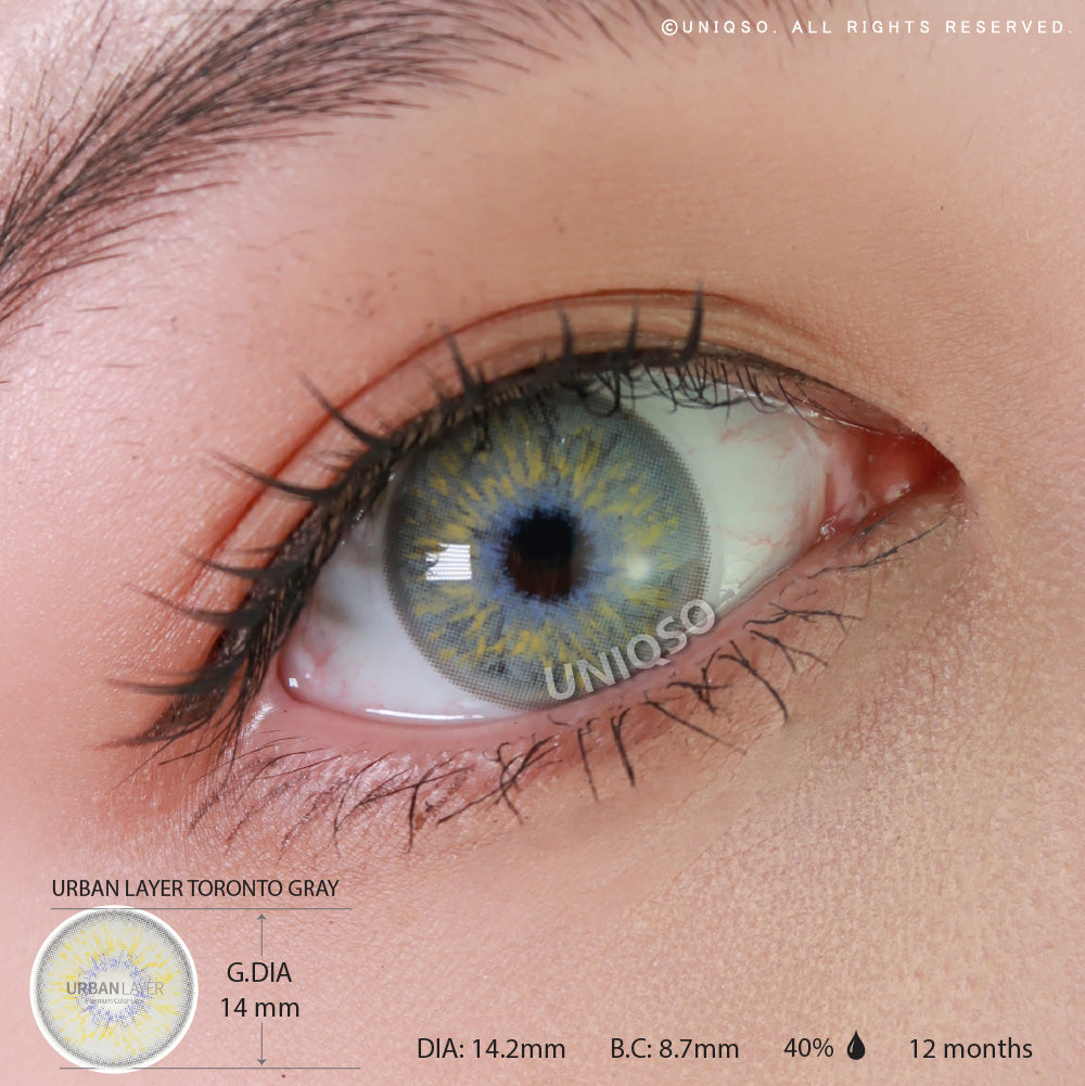 Urban Layer Toronto Gray Colored Contacts – UNIQSO