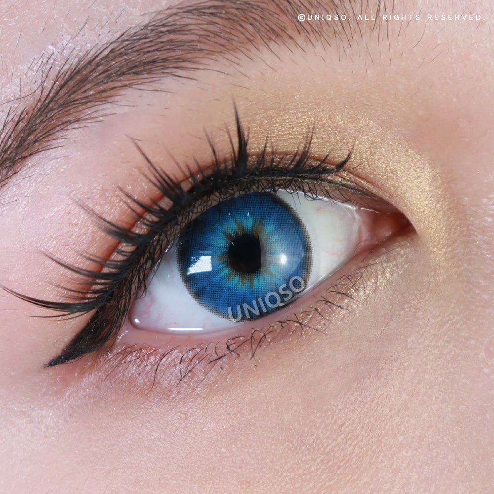 Urban Layer 3-Tone Jolie Blue Colored Contacts - Natural & Stunning ...