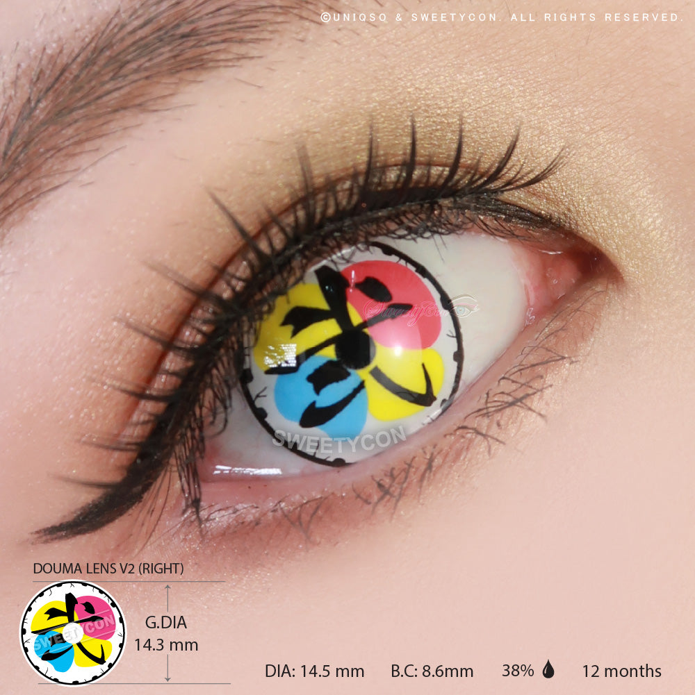 Demon Slayer Douma Contact Lenses: Perfect for an Authentic Cosplay ...