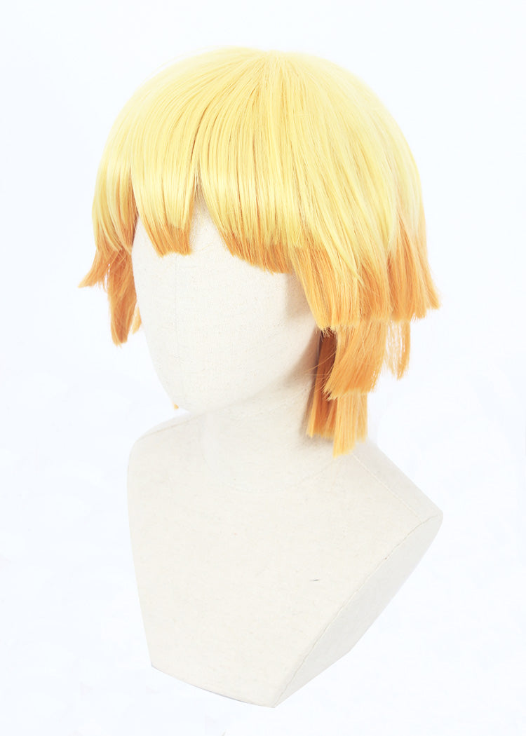 Cosplay Wig - Demon Slayer Agatsuma Zenitsu (Light Orange) – UNIQSO