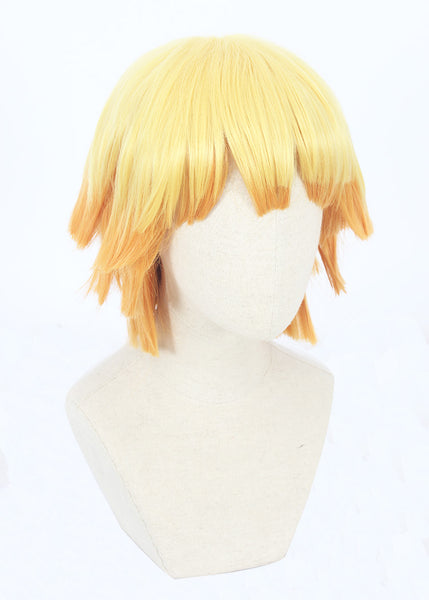 Cosplay Wig - Demon Slayer Agatsuma Zenitsu (Light Orange) – UNIQSO