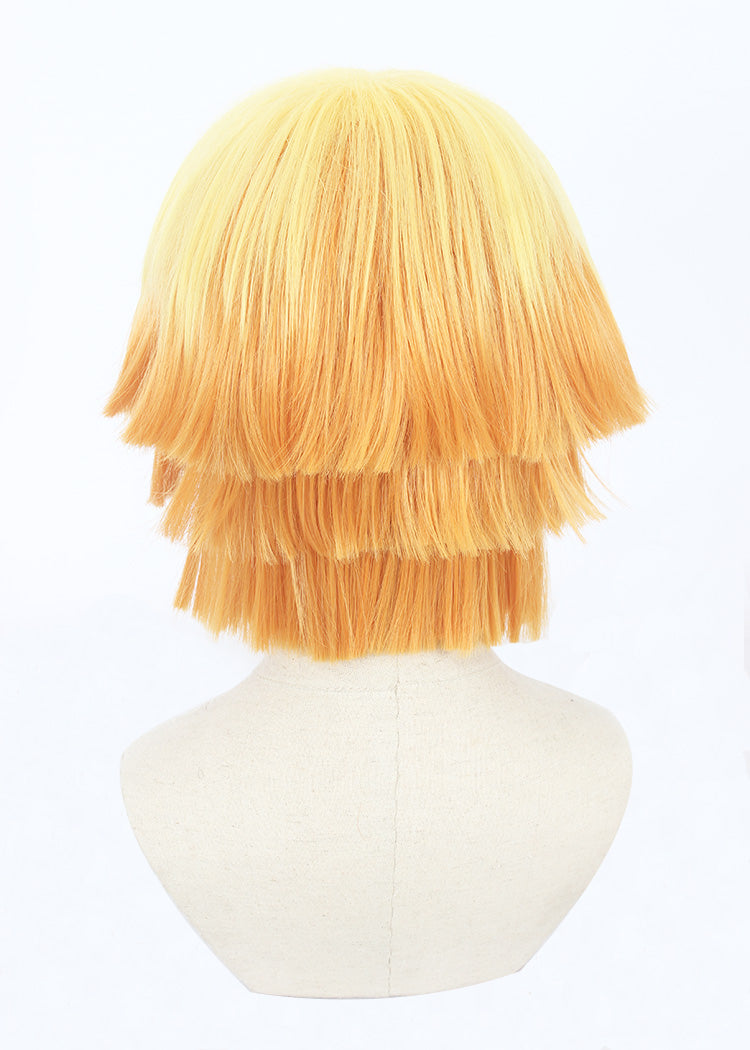 Cosplay Wig - Demon Slayer Agatsuma Zenitsu (Light Orange) – UNIQSO
