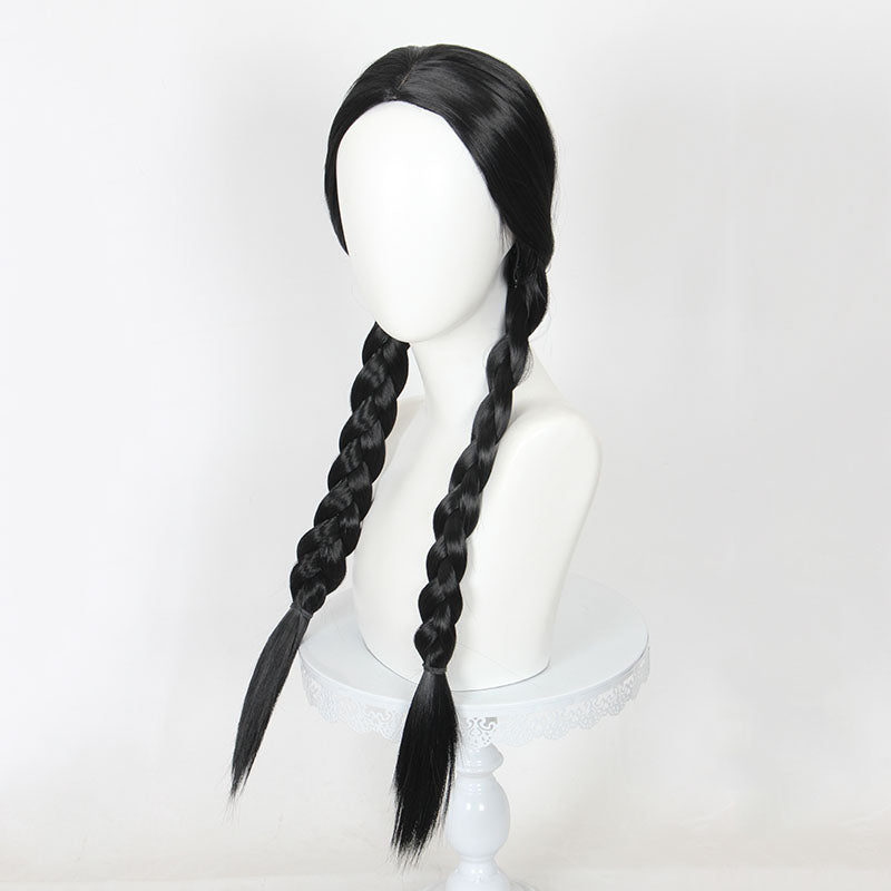Cosplay Wig -The Addams Family Wednesday-Addams | Cosplay Wig – UNIQSO