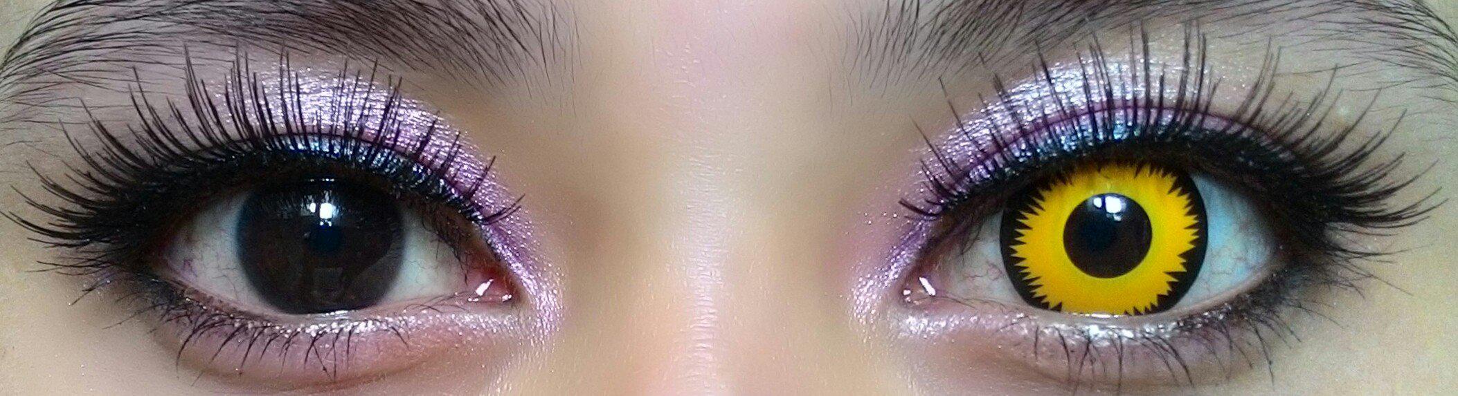 Sweety Crazy Yellow Werewolf Halloween Contacts – UNIQSO