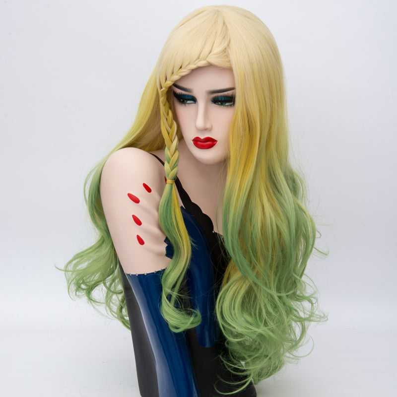 Lolita Wig - Parrot Yellow & Green – UNIQSO