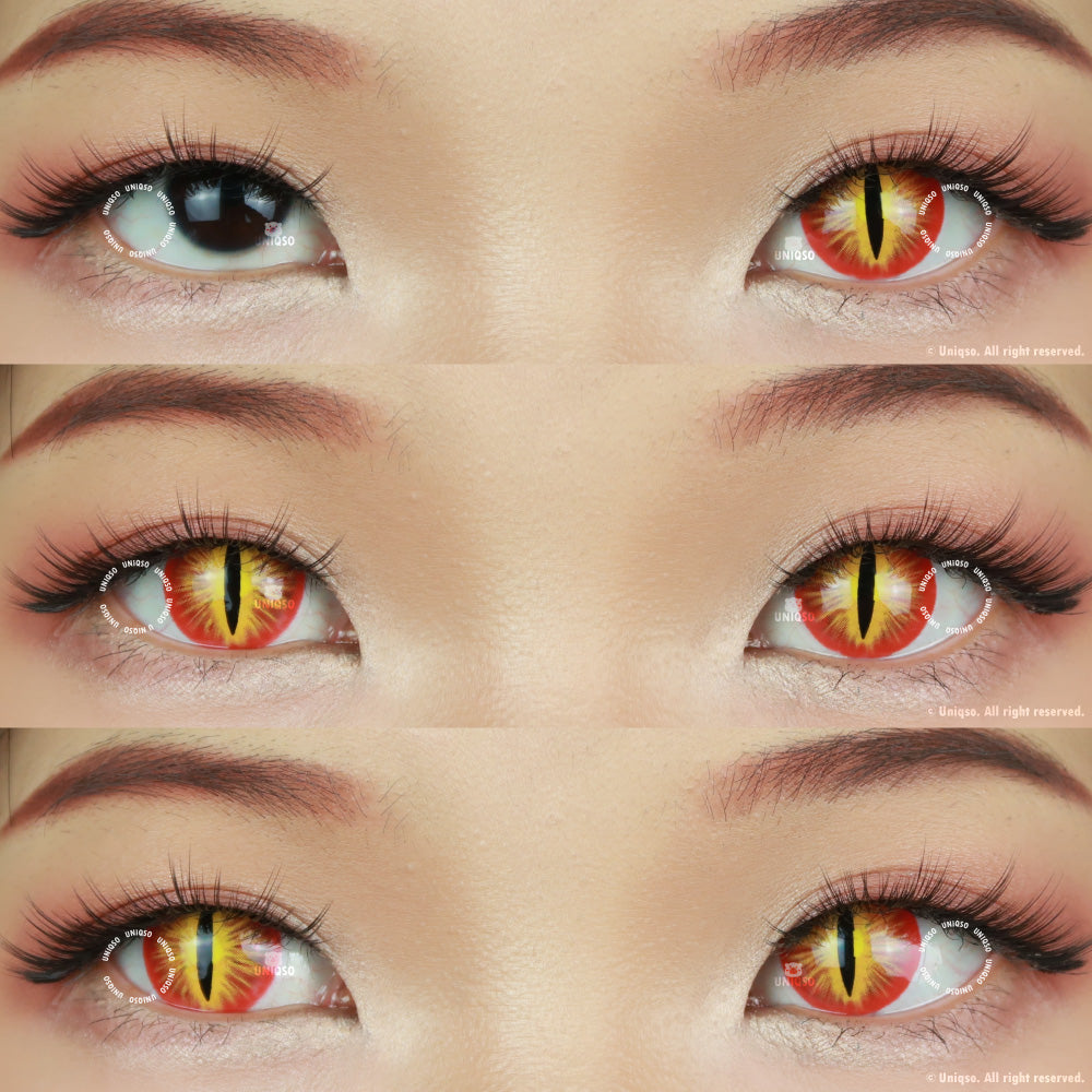 Demon Eyes Contacts All Black