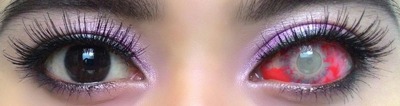 Sweety Red Sclera Contacts Zombie – UNIQSO