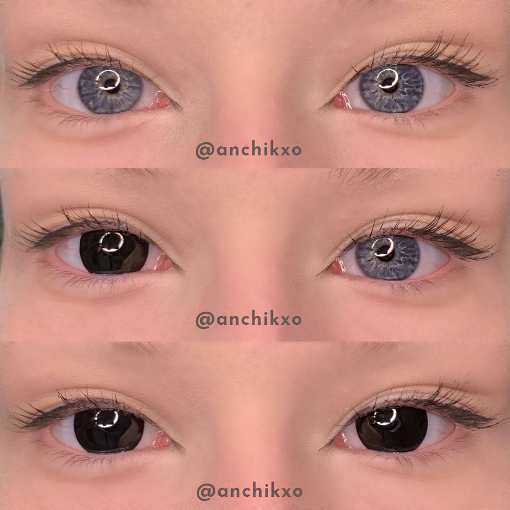Black Pupil Colored Contacts: Total Eye Color Change for a Bold Look ...