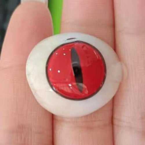 Red Demon Eye Contacts | Cat Eye Contacts With Prescription Halloween ...