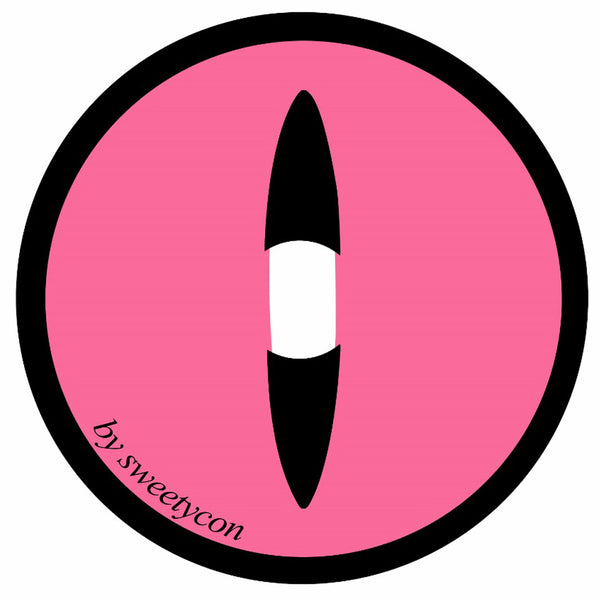 Nezuko Contacts (New) | Pink Demon Eye Contacts / Cat Eye Contacts ...
