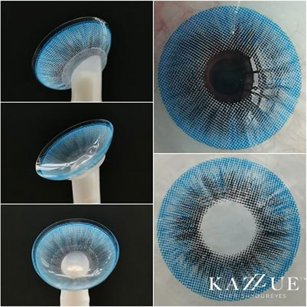 Kazzue Alluring Blue Colored Contacts – UNIQSO
