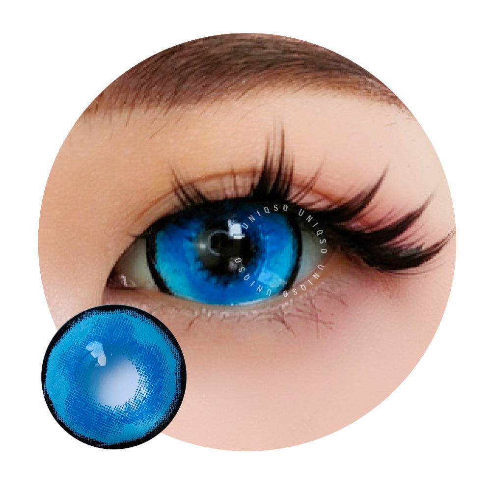 Sweety Mini Sclera Aquaman / Platonic Blue Colored Contacts – UNIQSO
