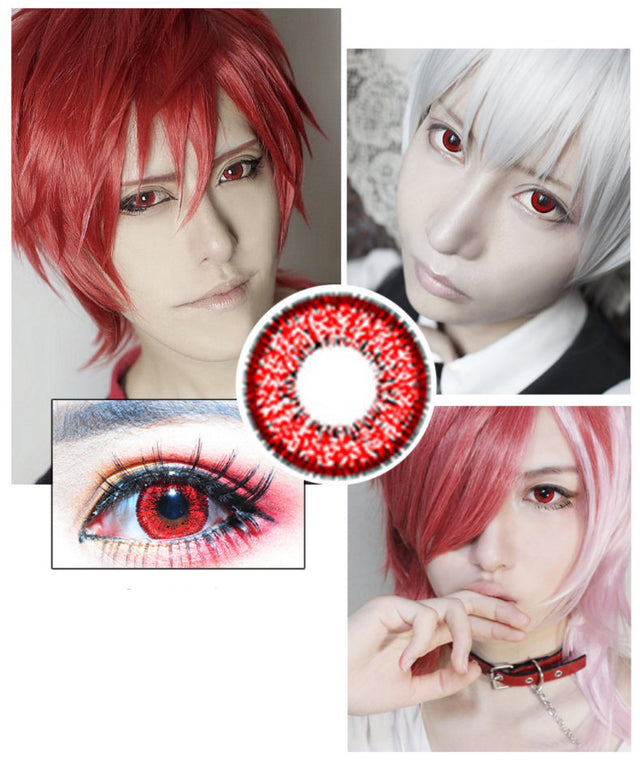 Sweety Super Red Colored Contacts – UNIQSO