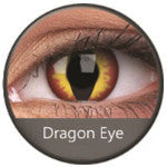 Colorvue Crazy Red Dragon eye - 3 Months (Prescription) Halloween ...