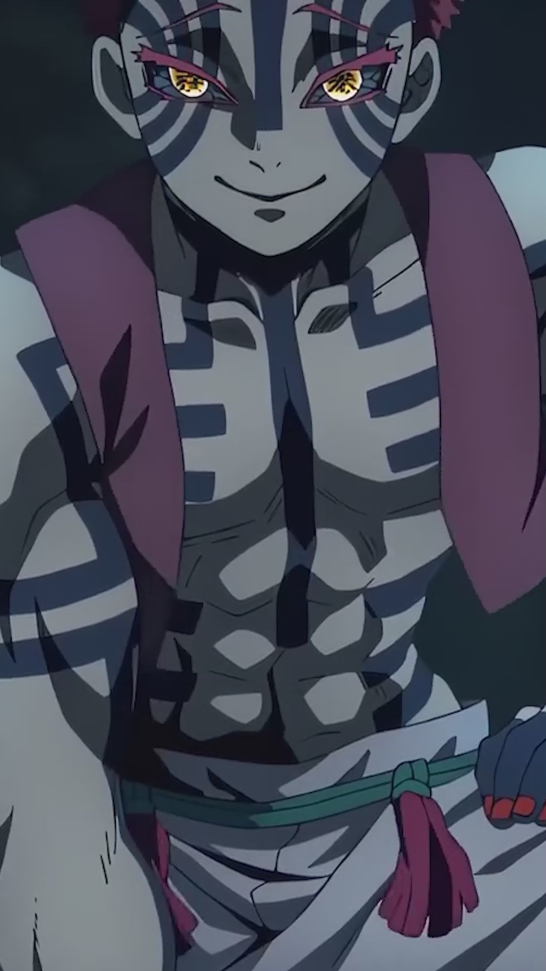 Demon Slayer Akaza Eye Contacts | Colored Contacts | Limited Edition ...