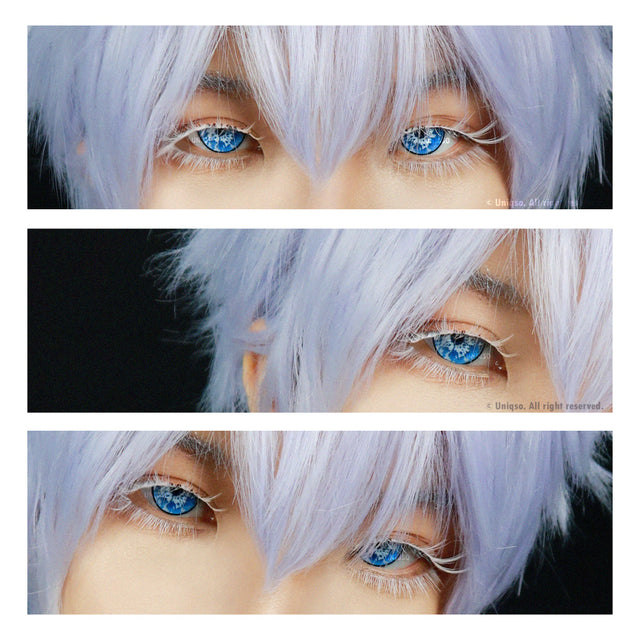 White Walker Rim Eye Contacts - Unleash Your Gojo Satoru Look! – UNIQSO