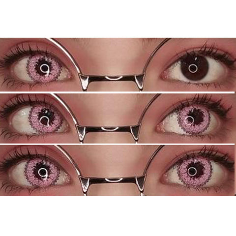 Pink Circle Lenses I Pink Colored Contacts – UNIQSO
